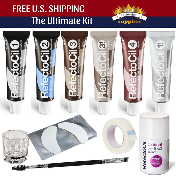 Refectocil eyelash and eyebrow tint - Instructions (How to Use) | Gold ...