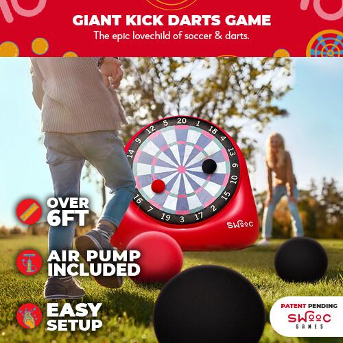Giant Kick Darts Game - Over 15+ Games Included