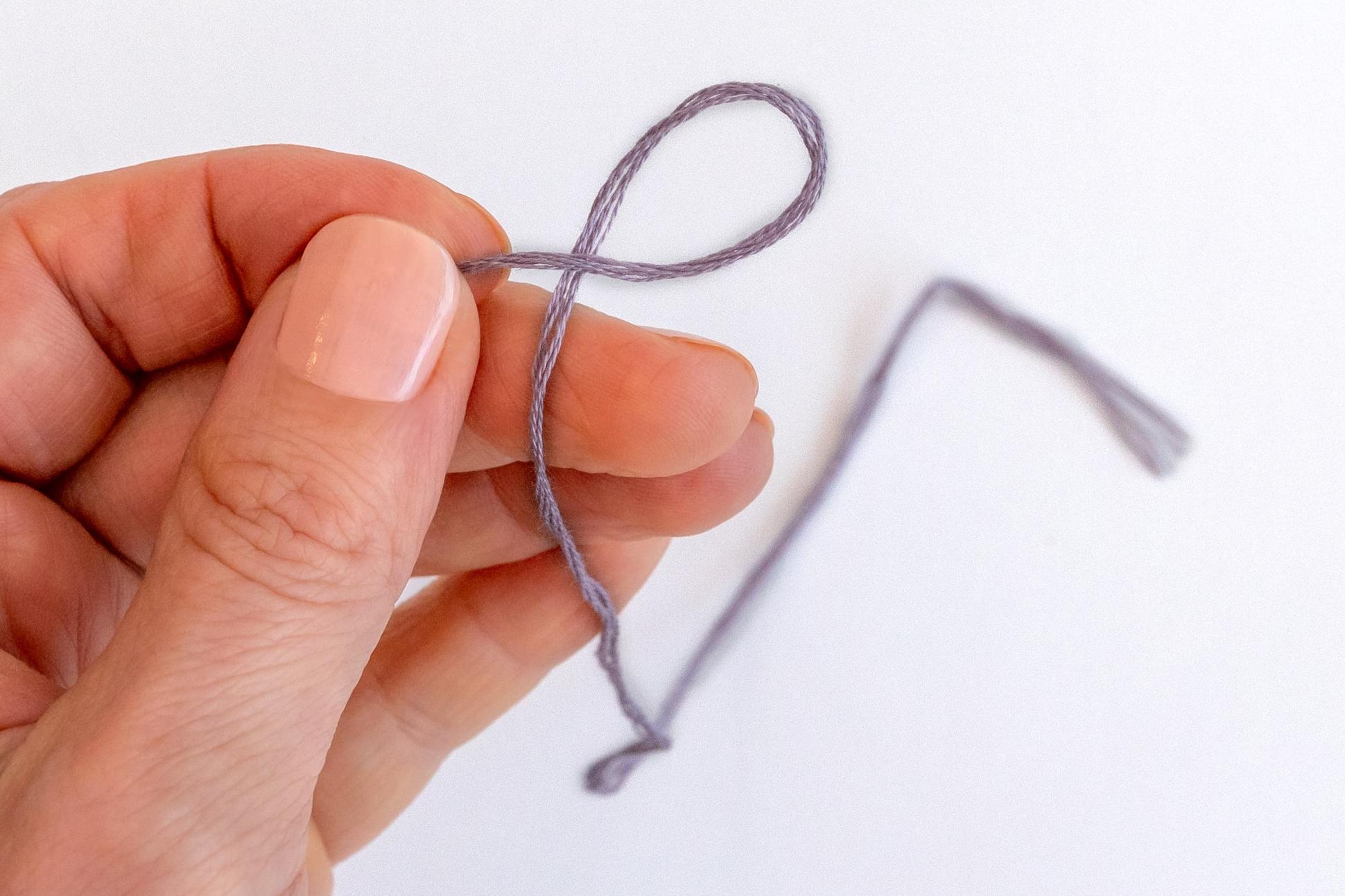 Using Knots to Start and End Threads - Learn This Modern Embroidery Te ...