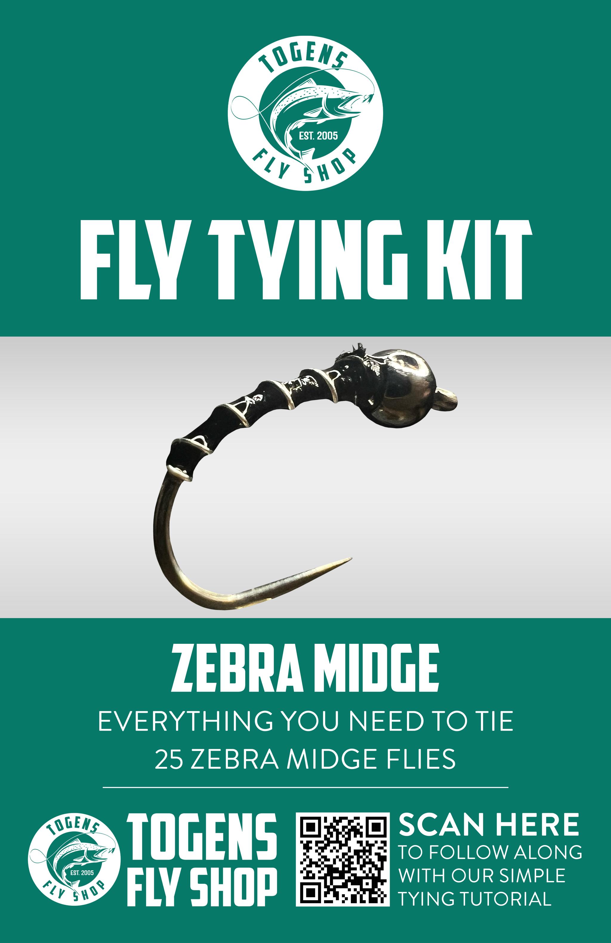 Zebra Midge - Fly Tying Tutorial – Togens Fly Shop