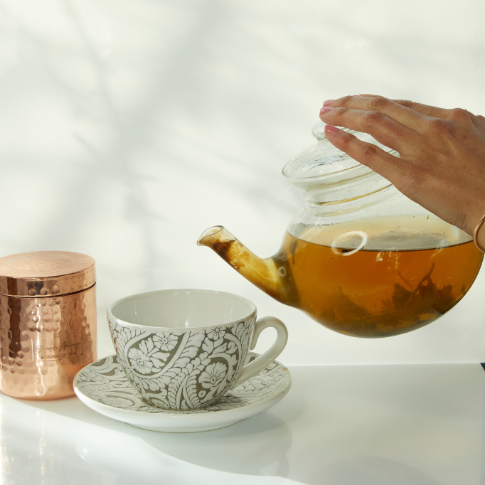 Miracle Tea Housed In Pure Copper