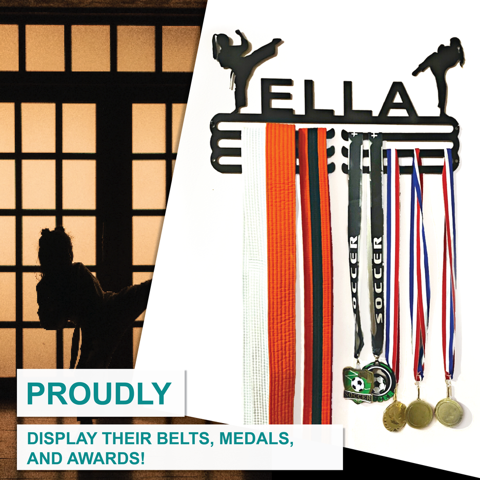 Martial Arts Belt Display – Athlete's Gift Shop