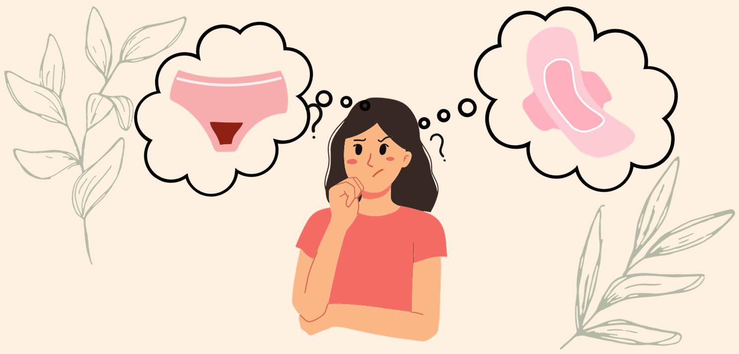 Culottes menstruelles ou serviettes hygiéniques réutilisables