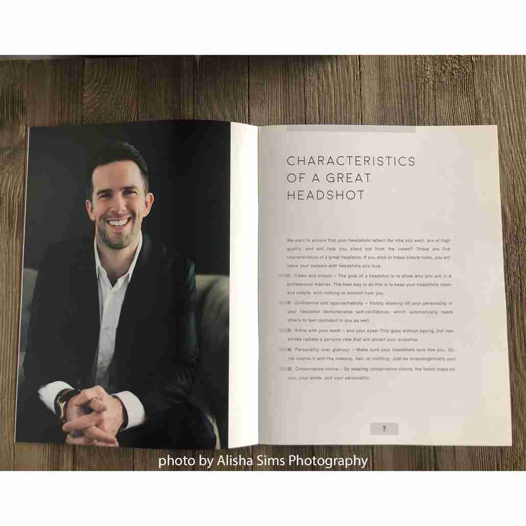 Headshots Welcome Guide Marketing Template