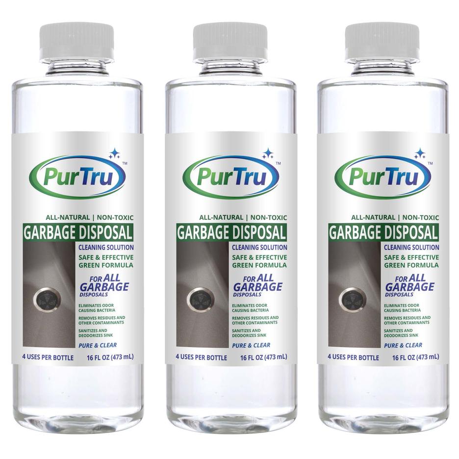 Garbage Disposal Cleaner and Deodorizing Solution (3 Pack)
