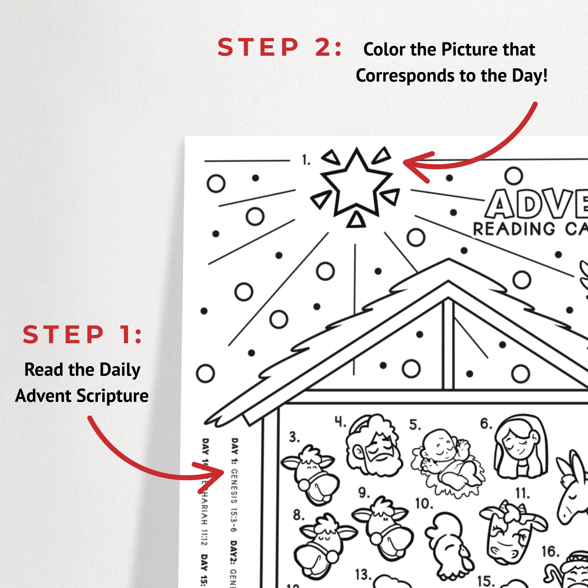 Read & Color Advent Calendar