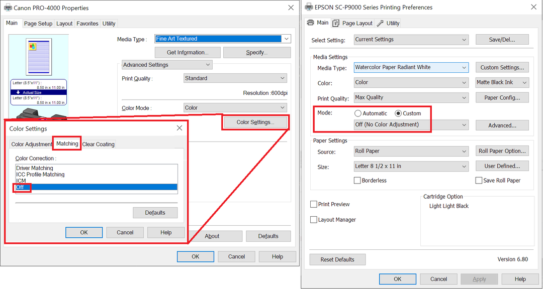 Color Managed Prints – Breathing Color