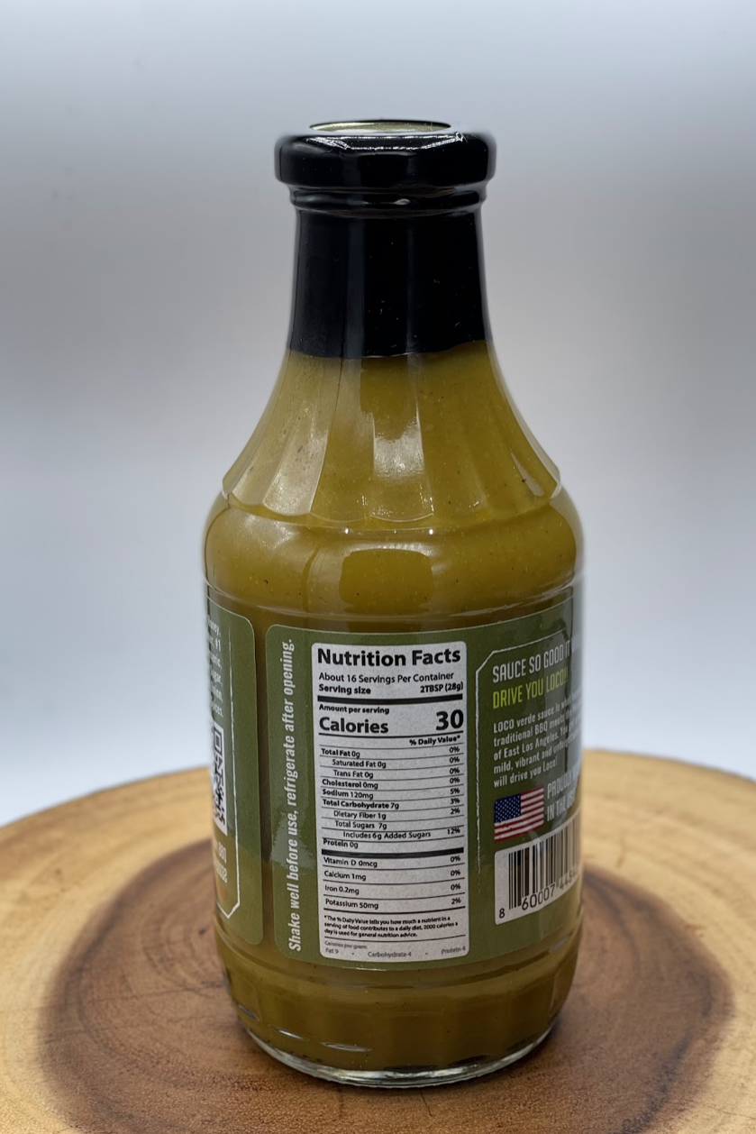 LOCO Verde BBQ Sauce