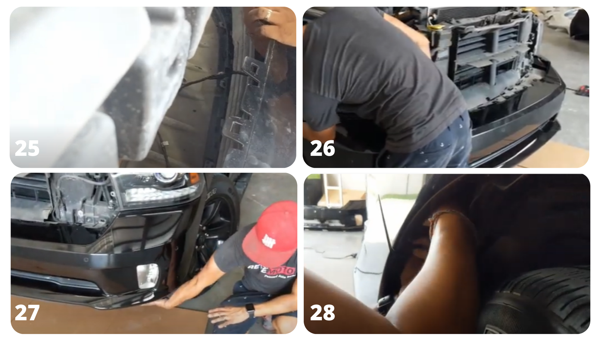 2014-2018 Dodge Ram 1500 Front Bumper Removal and Replacement - ReveMoto