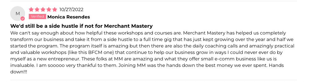 Merchant Mastery Client Success