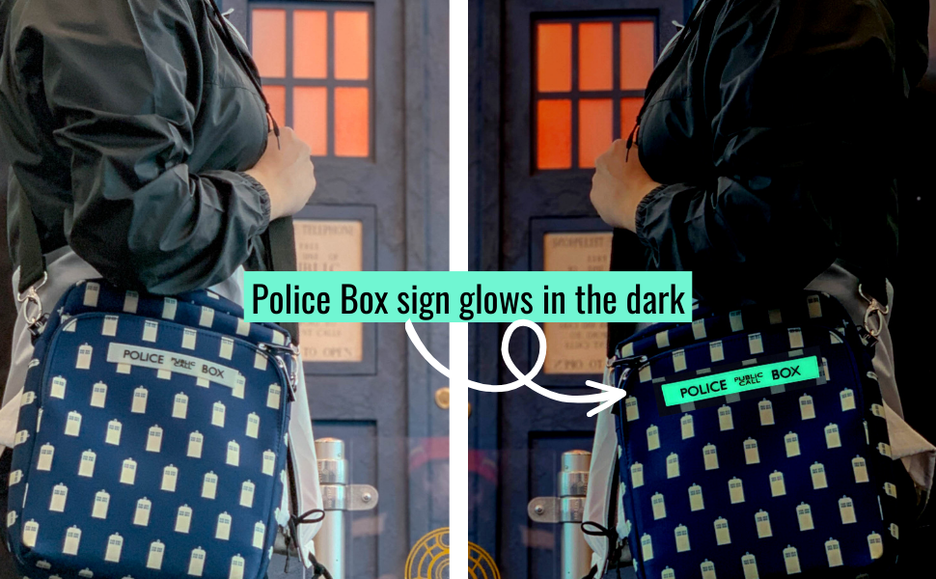 TARDIS Doctor Who Cross Body Bag - Doctor Who Messenger Satchel Bag ...