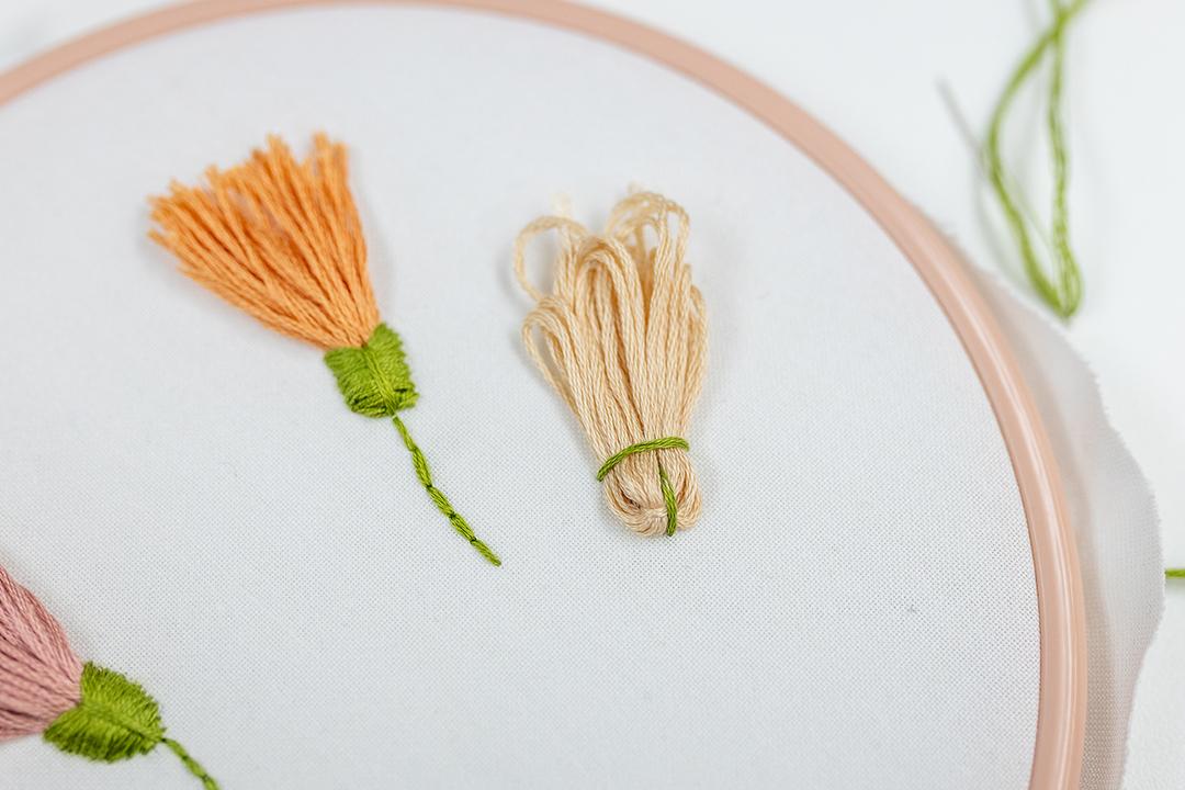 Thread Bundle Flowers - Learn How to do This Modern Embroidery Techniq ...