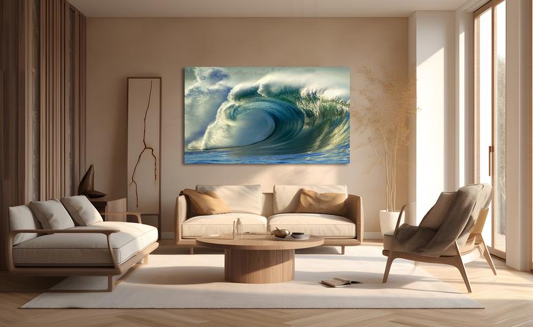 Morning Crest: Ocean Art Photography by Saxon Chang