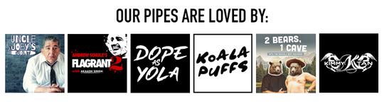 Freeze Pipe - Glass Weed Pipe Featuring a Freezable Glycerin Coil – The ...