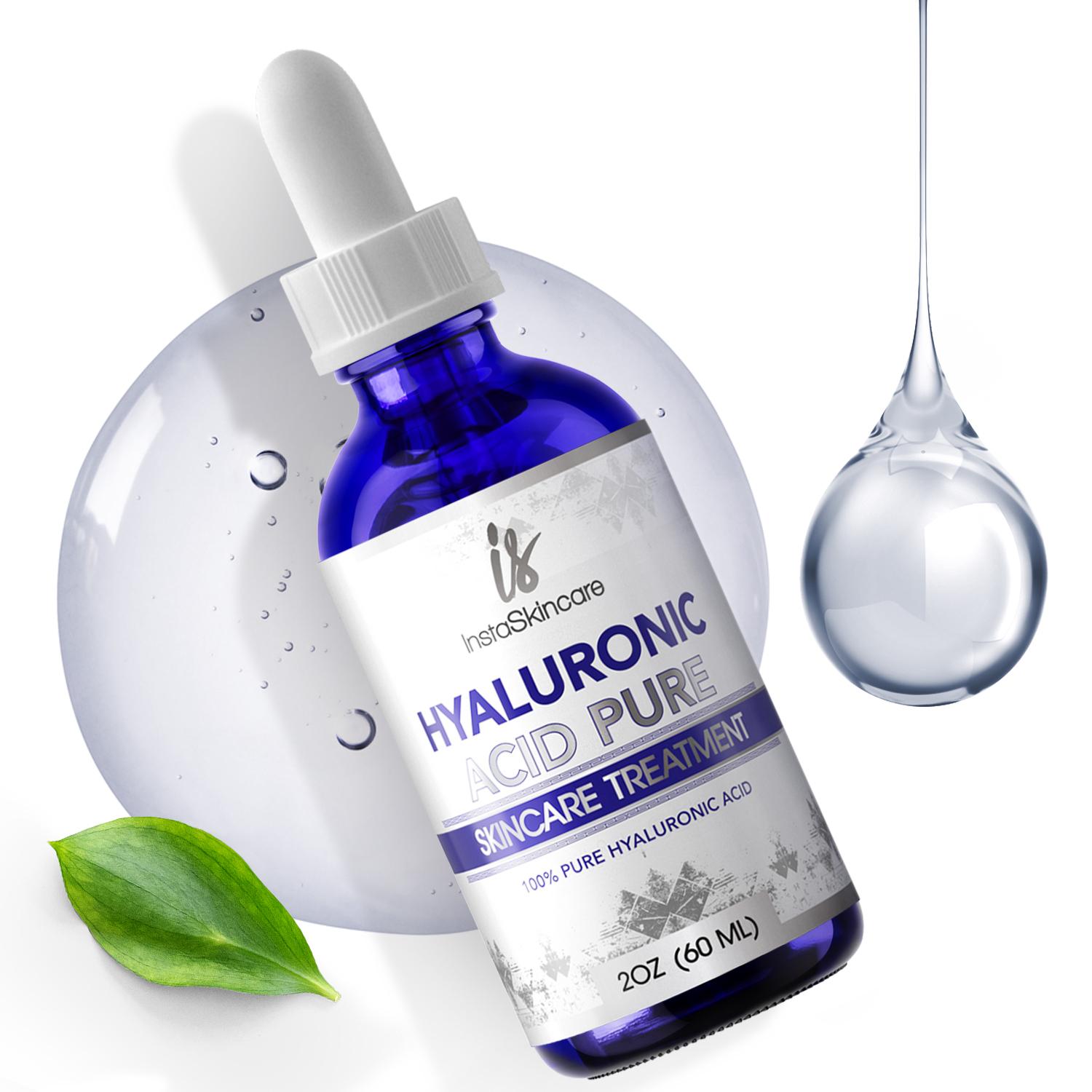 Instaskincare 100% Pure Hyaluronic Acid Serum 2oz
