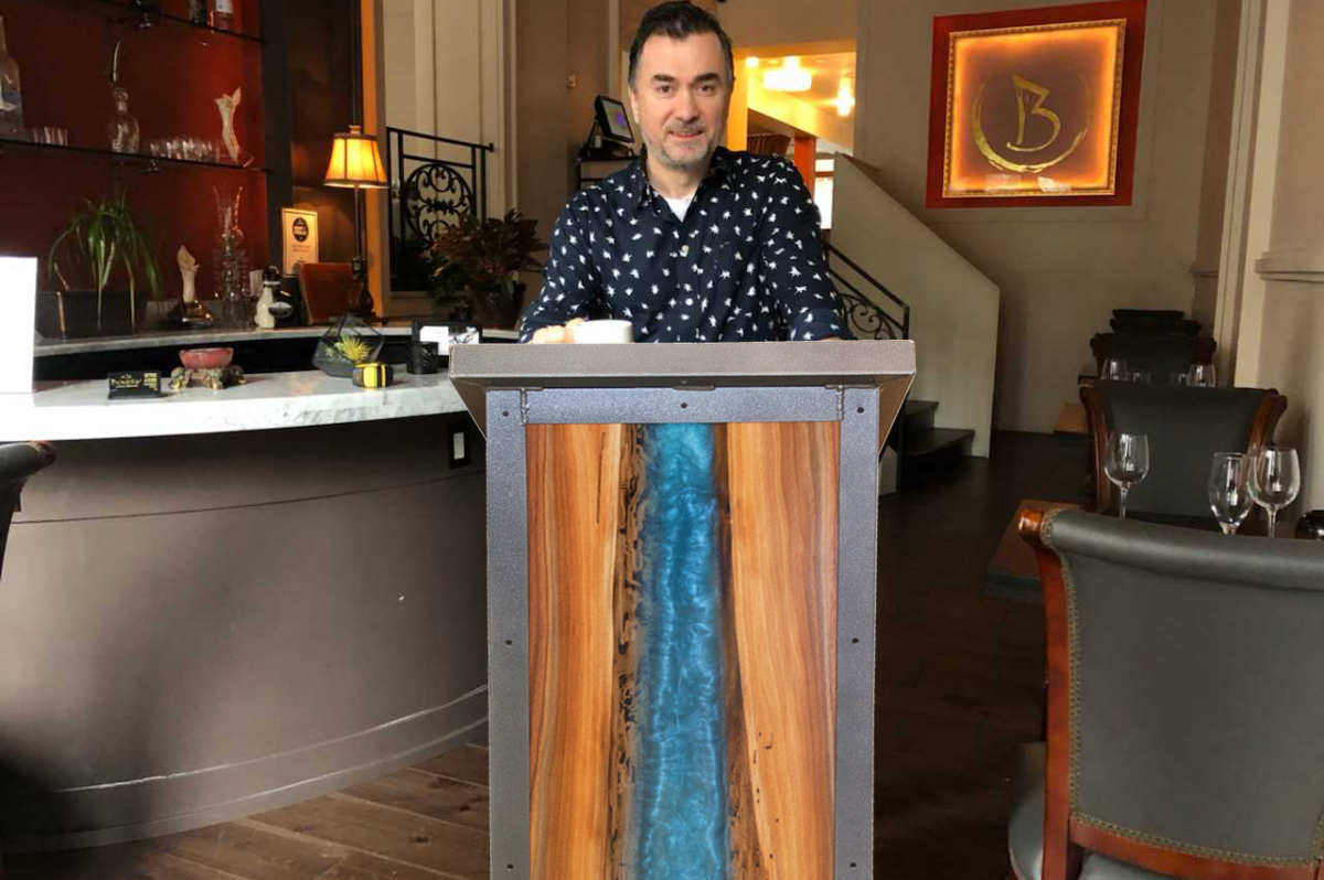 Restaurant Cart and Podium Gallery | Rustic Red Door