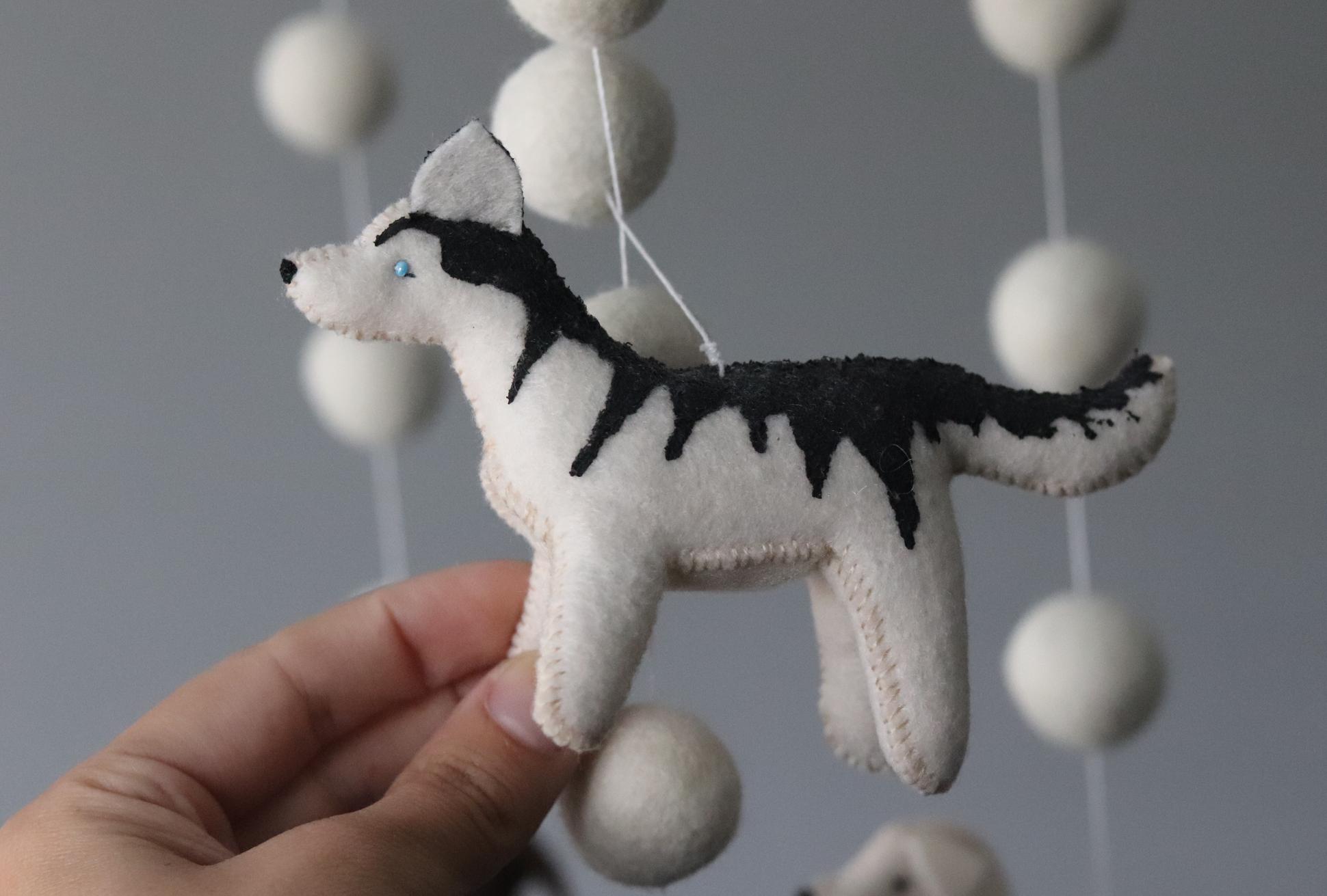 Custom Dog Baby Mobile