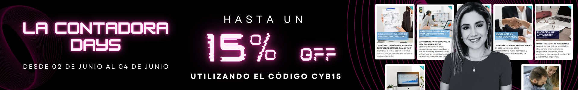 Cursos para nuevos emprendimientos: Escuela Virtual LaContadora