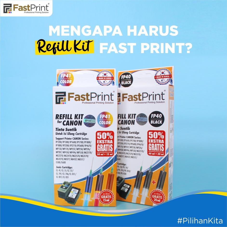 Isi Ulang Tinta Printer Tanpa Ribet? Pakai Refill Kit Aja! – Fast Print ...