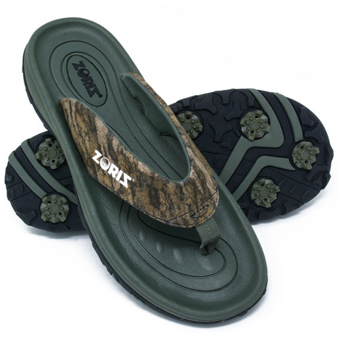 Mossy Oak Golf Sandals | ZORIZ Golf Flip Flops & Shoes