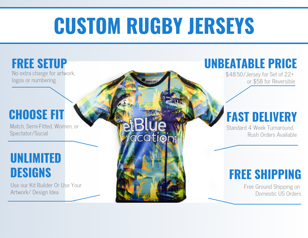 Ruggers Rugby Custom Jerseys