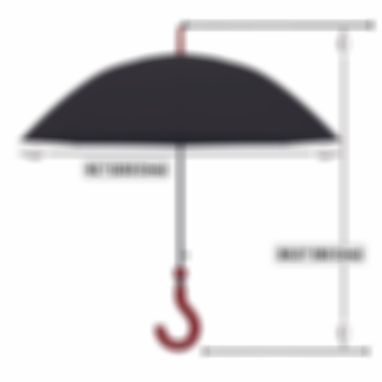 Seventh Doctor Who Umbrella - Official 7th Doctor Question Mark Umbrella