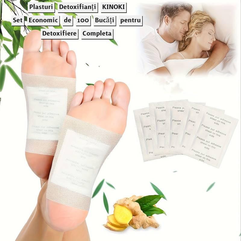 Set de 100 Pasturi detoxifianți KINOKI