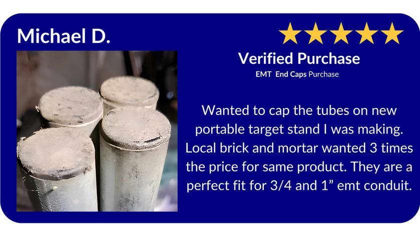 LDPE EMT End Caps 🎯