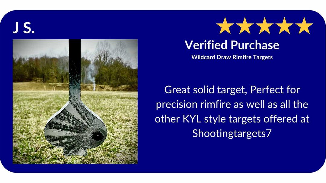 Wildcard Draw Rimfire Targets 🎯