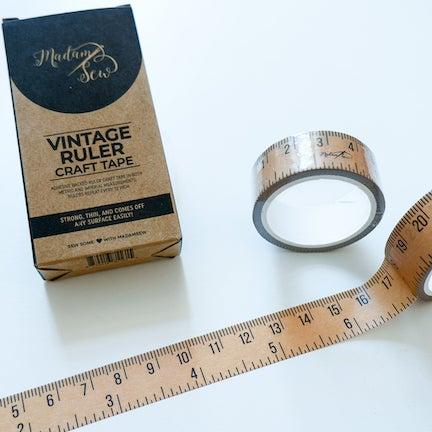 Vintage Ruler Craft Tape Instruction Manual | MadamSew
