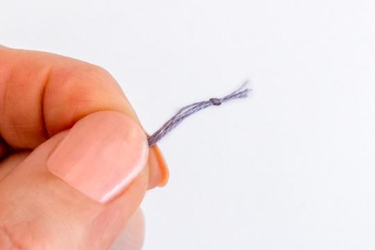 Using Knots to Start and End Threads - Learn This Modern Embroidery Te ...