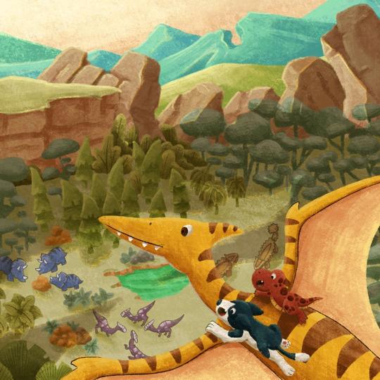 The Adventures of Cranpup: The Cranasaurus & The T-Rex