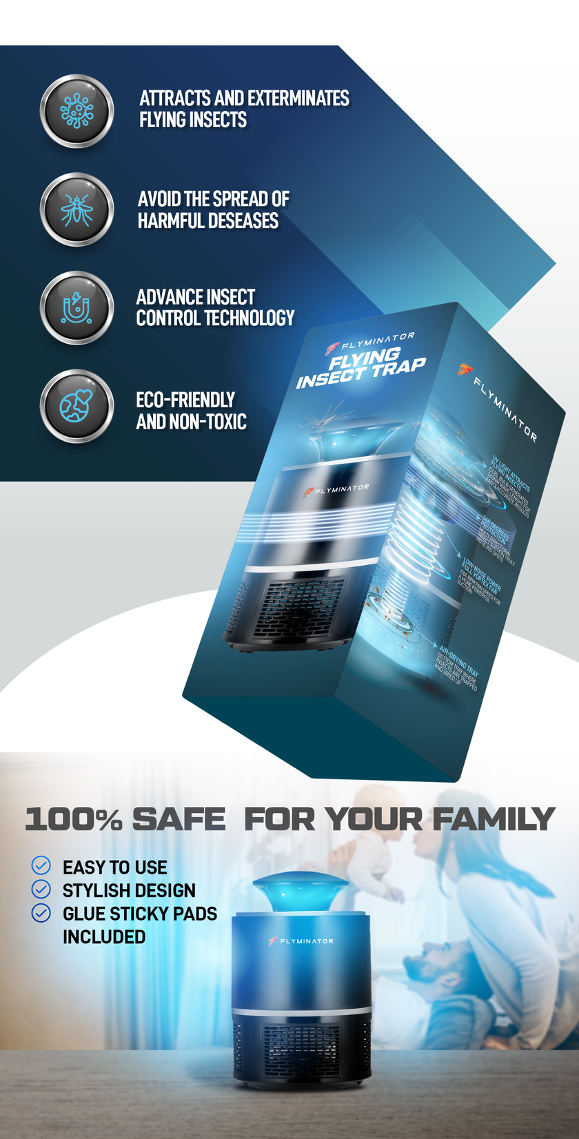 Flyminator Insect Trap