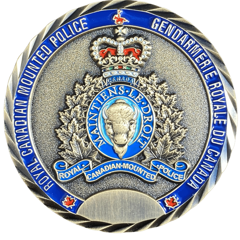 RCMP Challenge Coin - Strike Your Coin