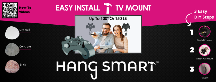 Safe and Easy DIY Install TV Mount How To | HangSmart TV