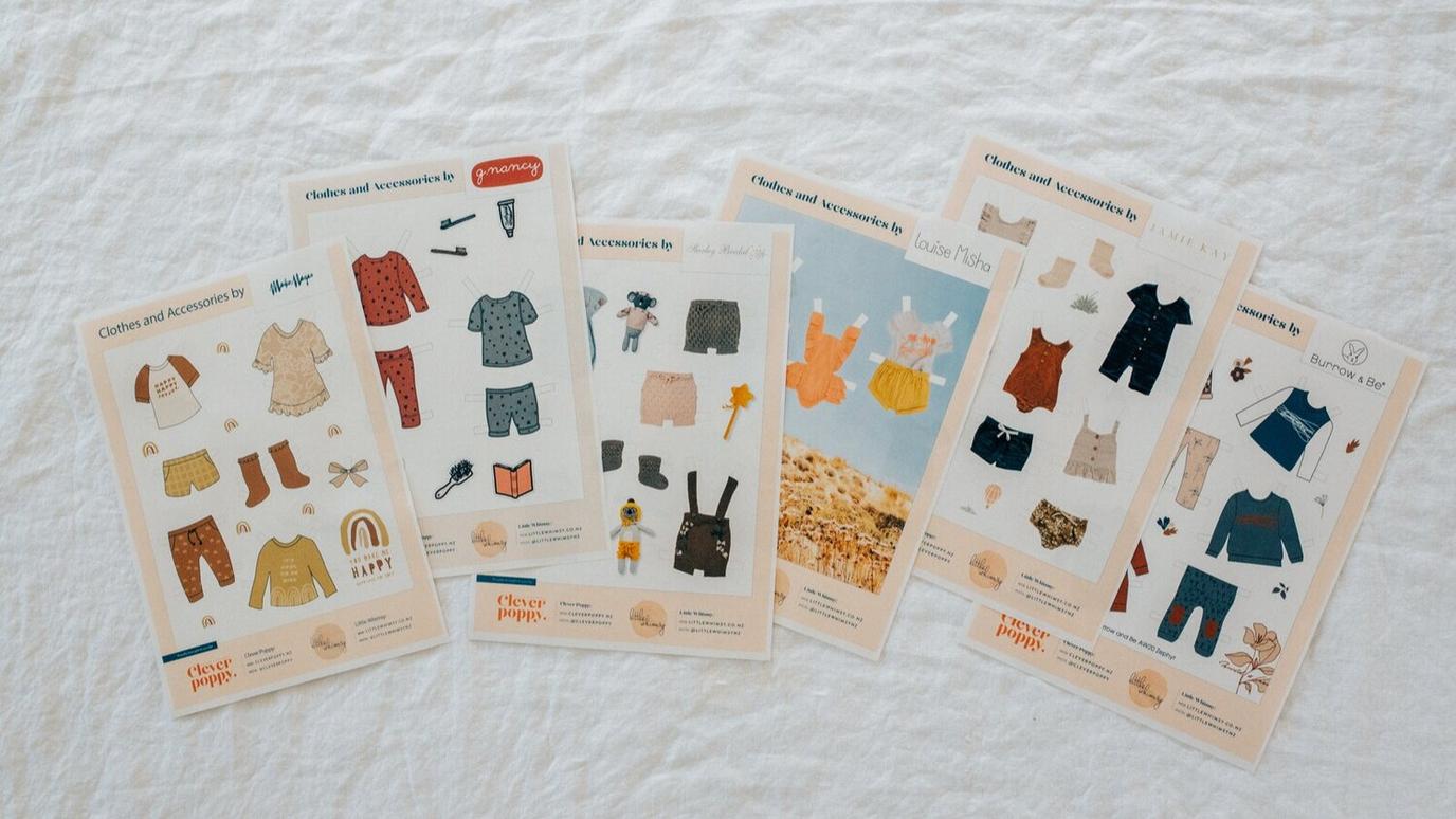 Make your own Paper Dolls (with free printables!) – Clever Poppy