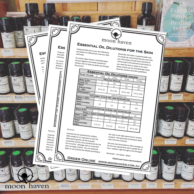 Essential Oil Dilutions - How to Use Essential Oils Safely on Your Ski – Moon Haven