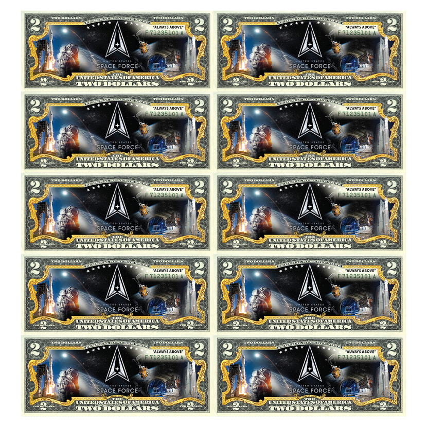 NEW 'Space Force' $2 Bill
