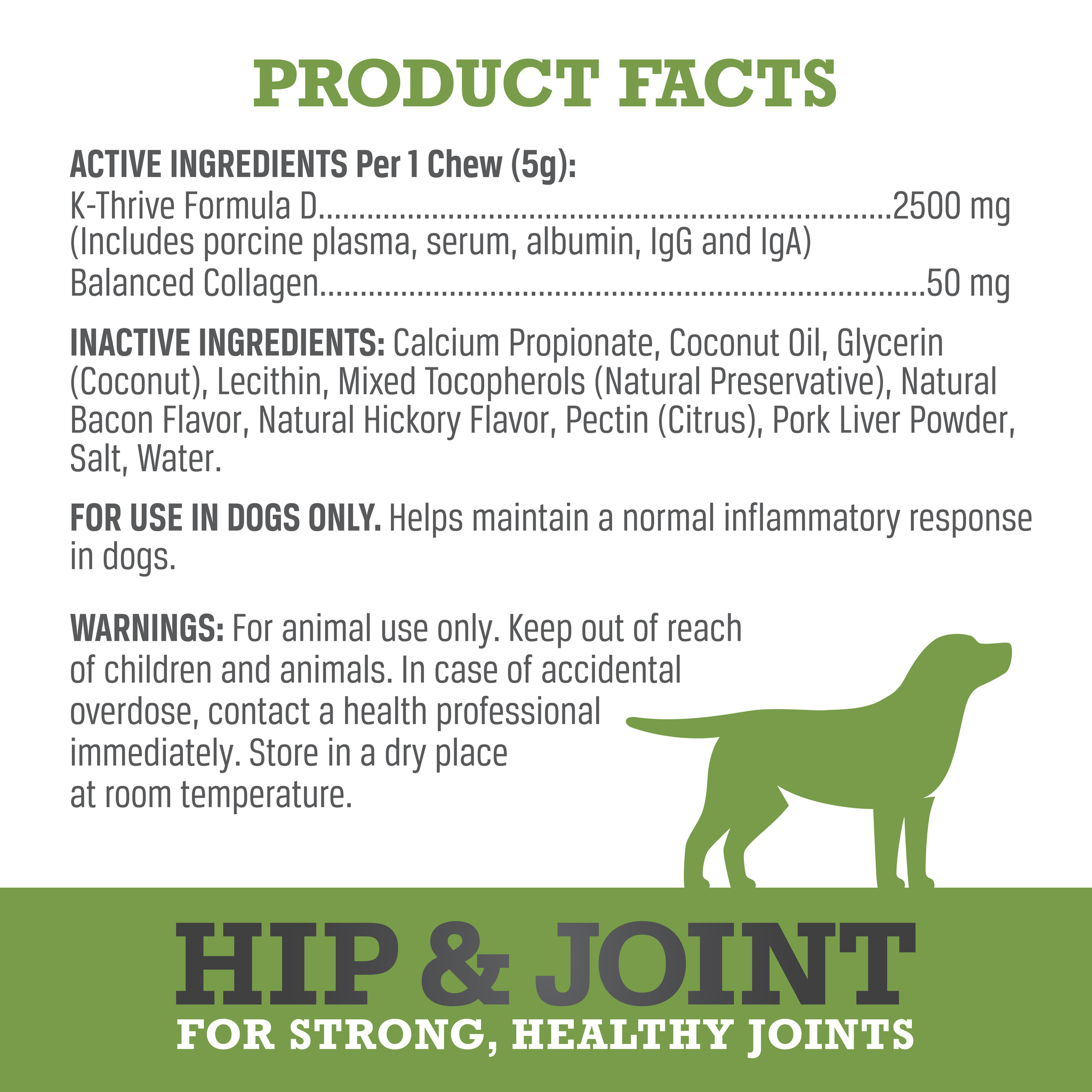 Plasma Powered Hip & Joint Chews for Great Danes