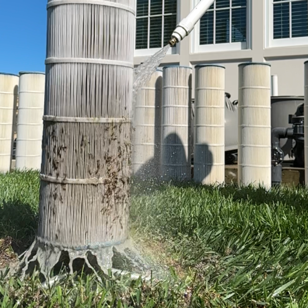 Cyclone Pool Filter Cleaning System