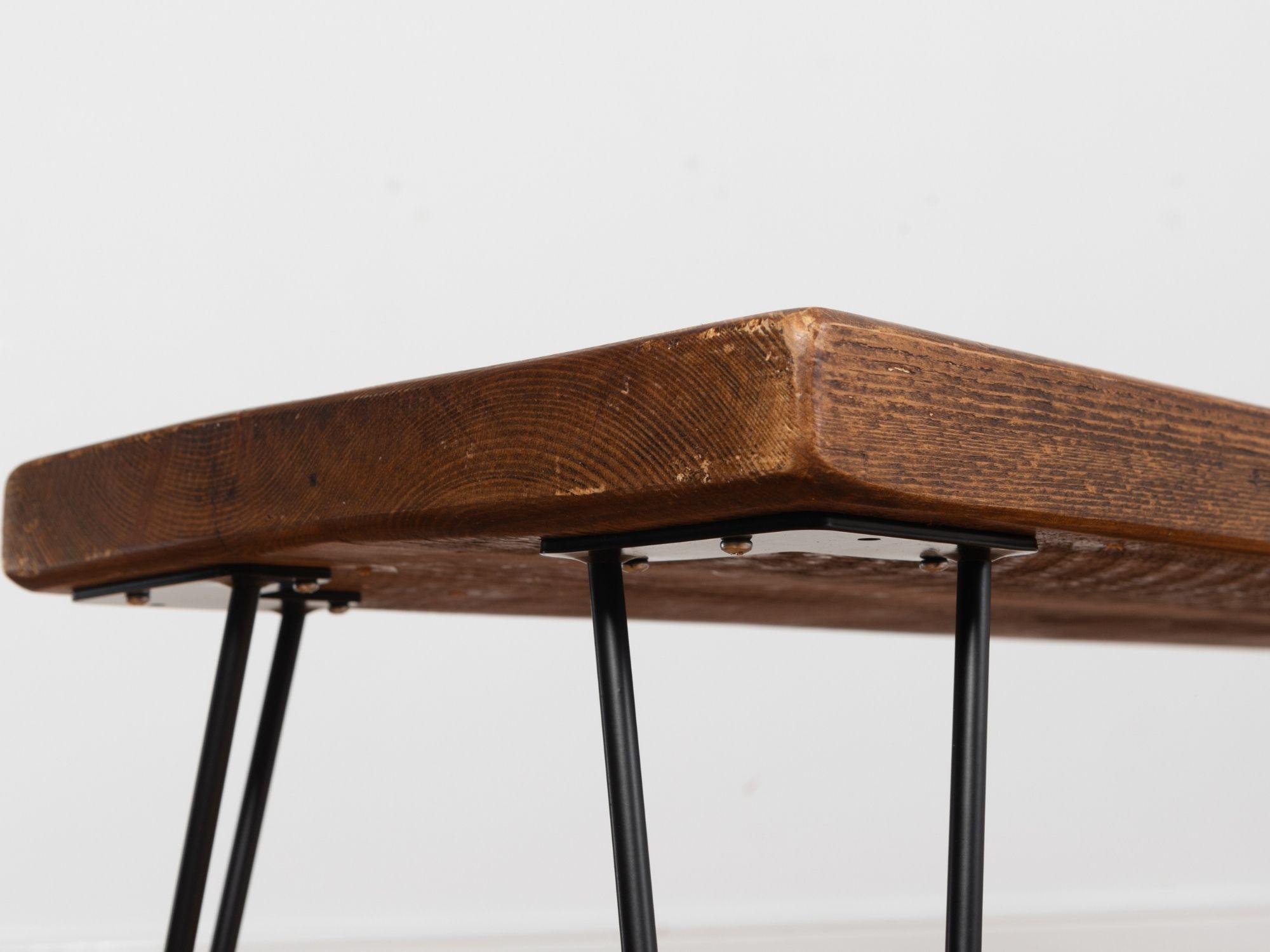 Fairfield Industrial Dining Table - Hairpin Legs - Acumen Collection