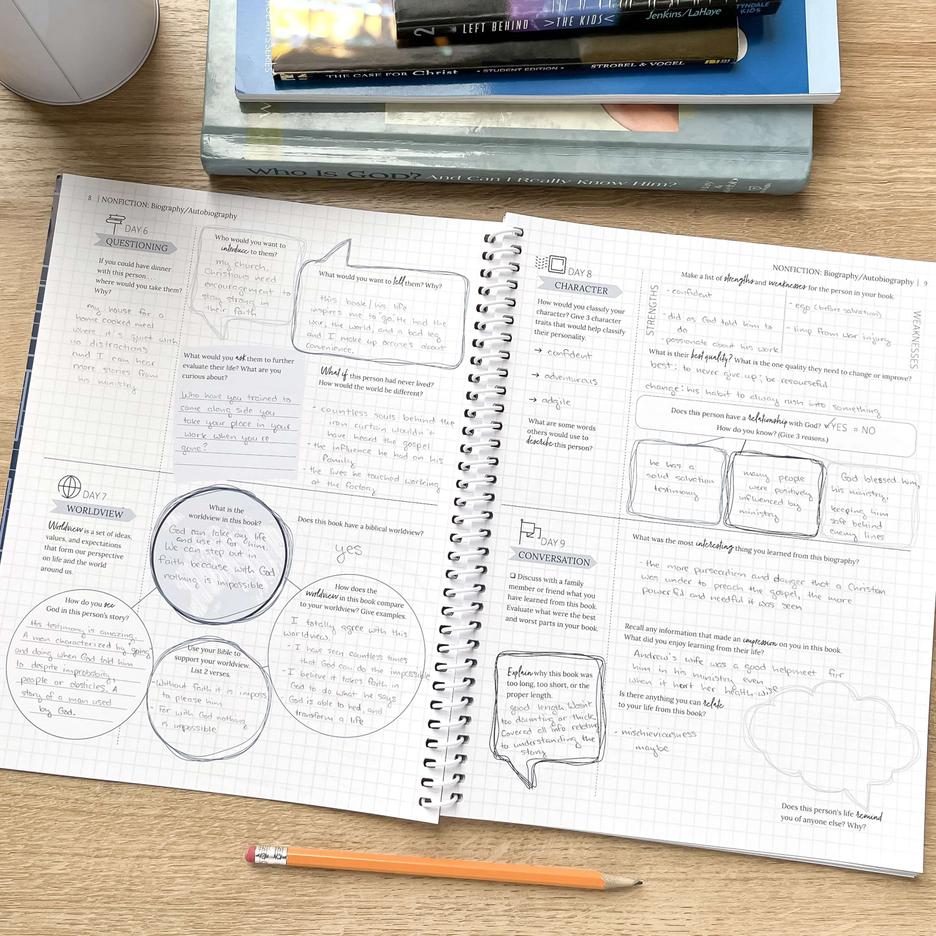 High School Reading Journal (Homeschool Language Arts Curriculum)