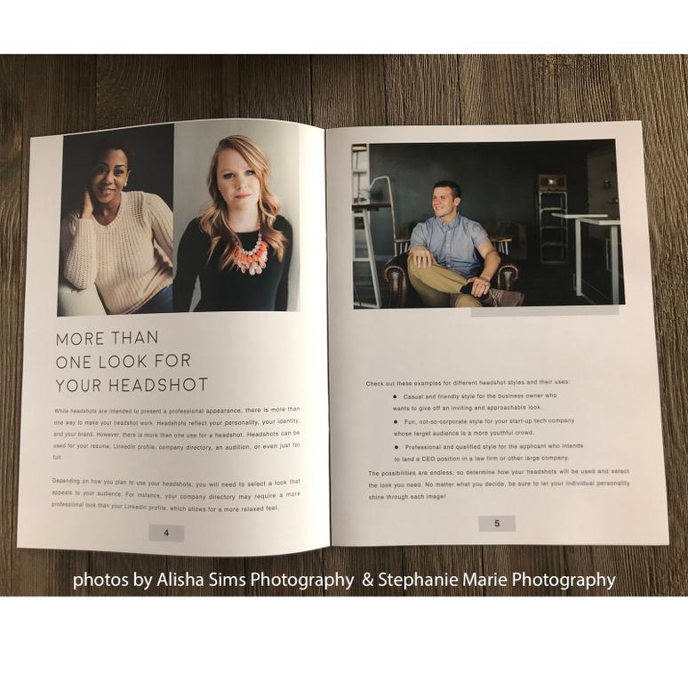 Headshots Welcome Guide Marketing Template