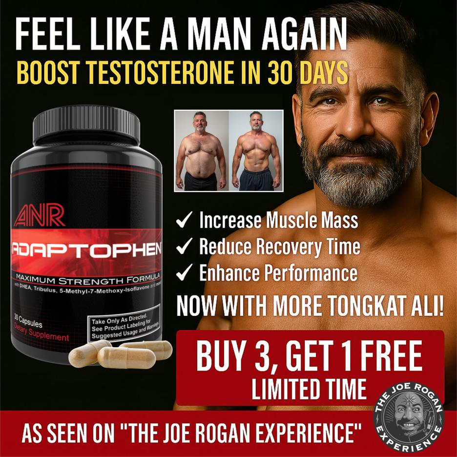 Adaptophen®: #1 Proven T-Booster for Men – Feel It in 30 Days
