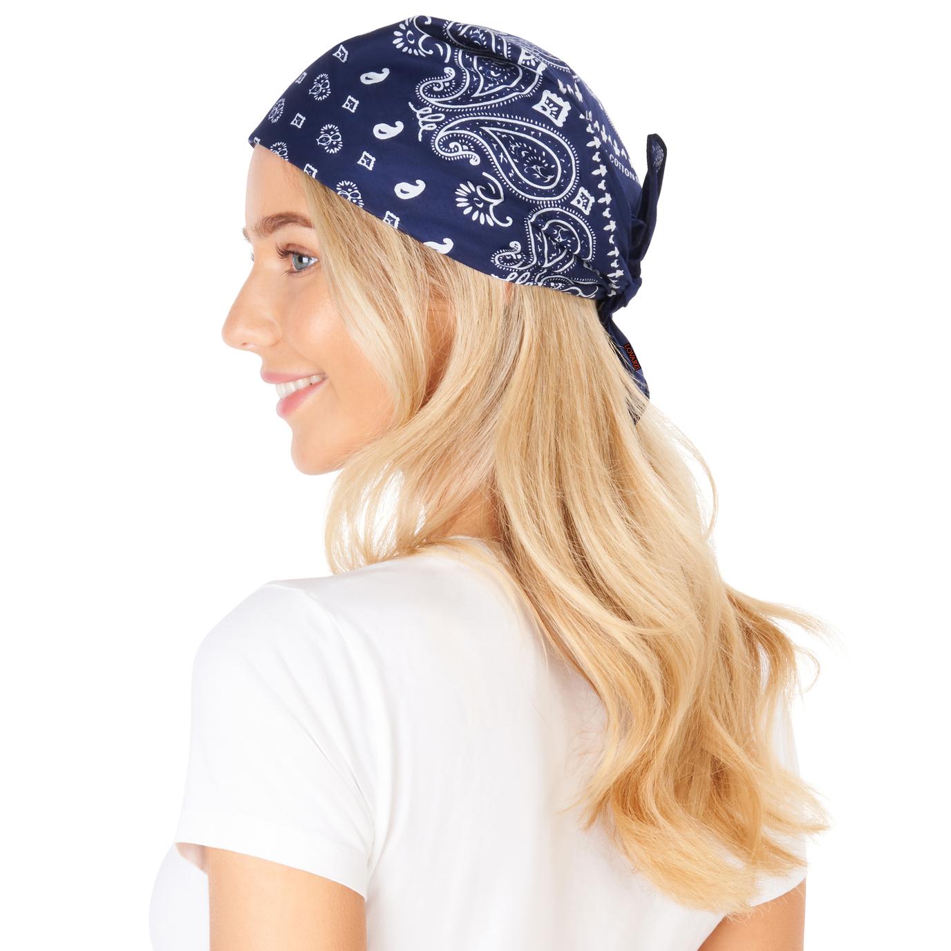 Bandana Scarf - Paisley Bandana For Head, Neck & Face - 100% Cotton ...