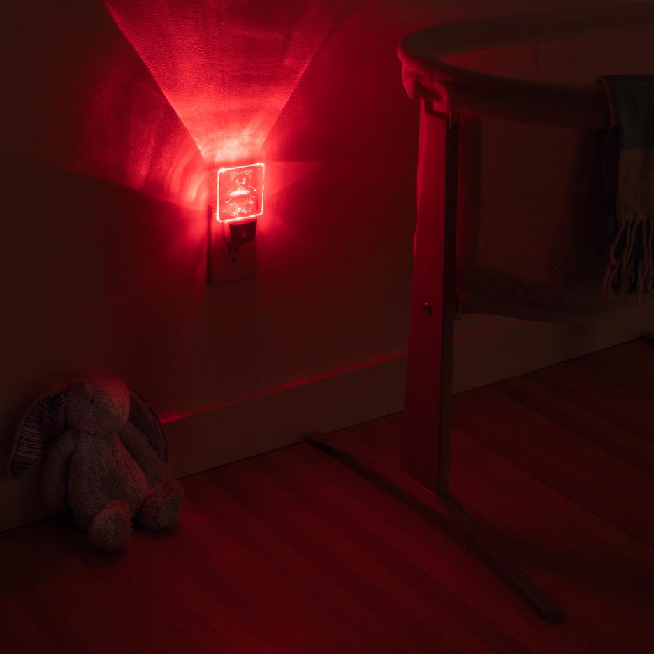 Red LED Night Light - Teddy – Spectra479