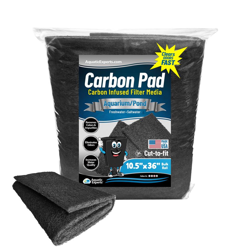Activated Carbon Filter Pad – Premium 3/8"–1/2" Thick Media | Aquatic ...