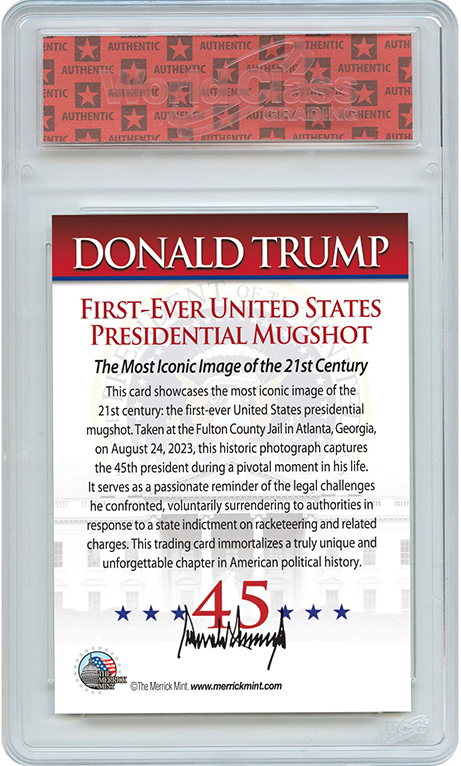 Trump Mugshot Trading Card 50% OFF Trump Mugshot Trading Card 50% OFF