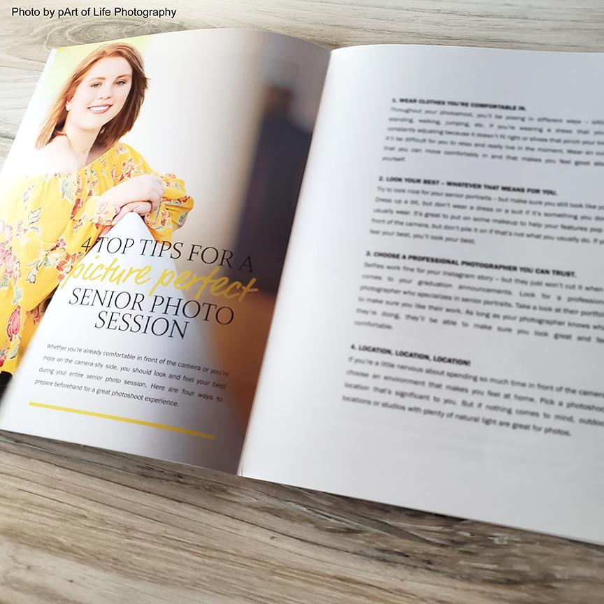 Senior Portrait Magazine Template