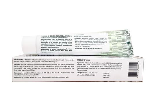 Sorion Herbal Cream with Coconut Oil, Neem, Turmeric, Pala Indigo